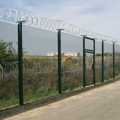 China Heat Treated 358 Security Mesh 4mm Wire 358 Mesh Fence Powder Coated for sale