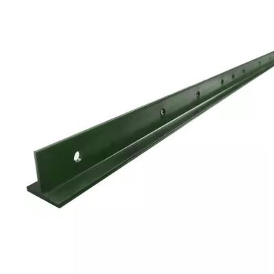 China Garden 10 Ft Galvanized Fence Post Powder Coated 8ft Metal Fence Post for sale