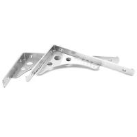 China Custom Stainless Steel Casting L Shaped Metal Shelf Bracket for sale