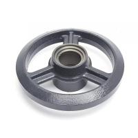China Ductile Iron Sand Casting Part Kubota Rice Harvester Spare Parts Roller Wheel Rim for sale