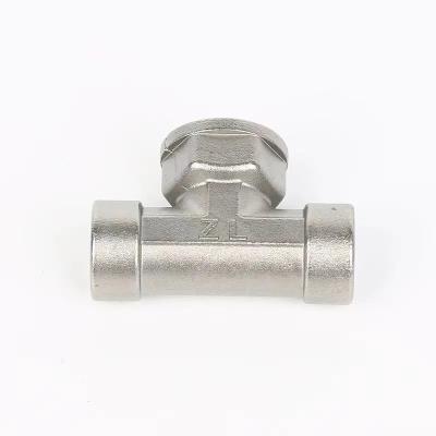 China Stainless Steel Lost Wax Casting Pipe Fitting Connectors for sale