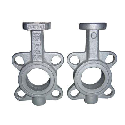 China Water Butterfly Valve Body Parts Investment Casting for sale