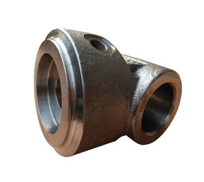 China Lost Wax Casting Carbon Steel Casting Hydraulic Cylinder Joint for sale