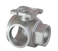 China Hydraulic Part Stainless Steel Casting Valve Part Pipe Fitting Joints Coupling Acid Washing for sale