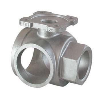 China Hydraulic Part Stainless Steel Casting Valve Part Pipe Fitting Joints Coupling Acid Washing for sale