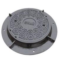 China Municipal Construction Watertight Grey Cast Iron Casting Manhole Cover With Square Round Shape for sale