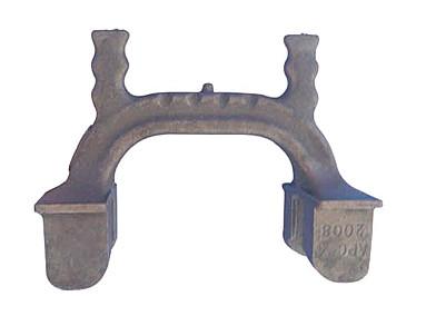 China Railway / Railroad Fastening Ductile Cast Iron QT400-15 Russian Rail Anchor Rail Shoulder for sale