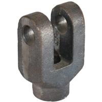 China Steel Investment Casting Base End Hydraulic Cylinder Yoke End / Hydraulic Cylinder Fittings for sale