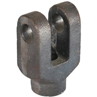 China Steel Investment Casting Base End Hydraulic Cylinder Yoke End / Hydraulic Cylinder Fittings for sale