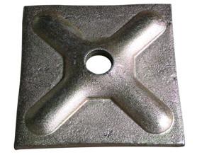 China Square Pressed Scaffolding Accessories Tie Rod Washer Plate Tie Rod Nut and Waller Plate for sale