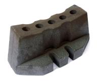 China Flat Prestressed PC Strand Coupler Connector Concrete Post Tension AISI 1045 for sale