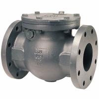 China Iron Casting ANSI End Flange Water Non Return Disc Swing Check Valve for sale