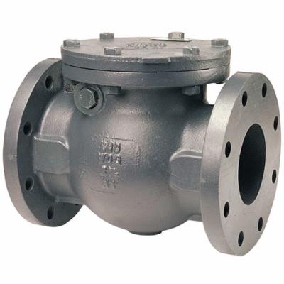 China Iron Casting ANSI End Flange Water Non Return Disc Swing Check Valve for sale