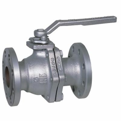 China Ductile Iron PN16 End Flange Floating Ball Valve Cast GG25 GGG40 600LB for sale