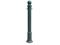 China Round Decorative Cast Iron Bollards Post Removable Bollards Heavy Duty for sale
