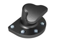 China Marine Dock Mooring Cast Iron T Head Bitt Bollard Gray Cast For Ship Boat for sale