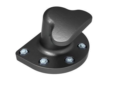 China Marine Dock Mooring Cast Iron T Head Bitt Bollard Gray Cast For Ship Boat for sale