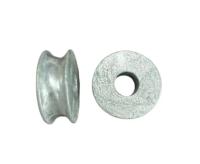 China Cast Roller Sand Casting Rope Sheave Ductile Cast Iron Foundry Hot Dip Galvanizing Pole Line Hardware Rollers for sale