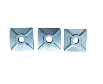 China Cast Grey Iron Sand Casting Parts Pole Line Hardware Square Washer for sale
