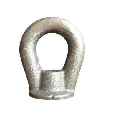 China Metal Foundry Ductile Sand Casting Parts Parts Pole Line Hardware Eye Nut for sale