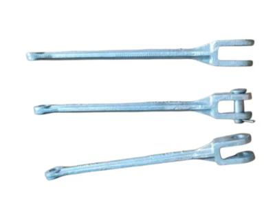 China Ductile Iron Parts Casting Pole Line Hardware Connecting Rod Link Electric Pull Rod for sale