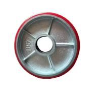 China Grey Cast Iron Sand Casting Solid Forklift Wheel for sale