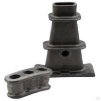 China Post Tension Cast Iron Anchor Wedge Anchorage Blocks Strand Grips Flat Anchors for sale