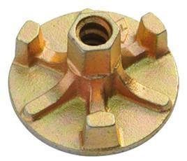 China Galvanized Formwork Accessories Cast Iron Wing Nut for 15/17mm Tie Rod for sale