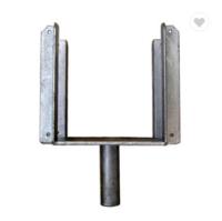 China 4 Way Fork Head Prop U Head System Scaffold Components For Formwork H 20 Beam Support for sale