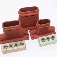 China Cast Iron Anchor Plate / Anchor Block For Post Tension Arc Slab Anchorage for sale