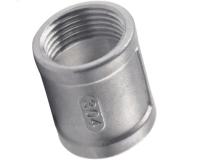 China Class 150 Lb Stainless Steel Casting 304 / 316 BSPT NPT Banded Socket Screwed Pipe Fitting for sale