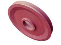 China 4-6 Kg Ductile Cast Iron Full - Hub / V Belt Pulley Wheels Parts Custom Size for sale