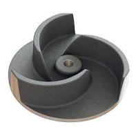 China SGS Standard Resin Sand Casting Ductile Iron Semi - Open Water Pump Impeller for sale