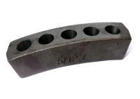 China Cast Iron Curved Post Tension Anchor Wedge Plate Prestressed Customized Color for sale