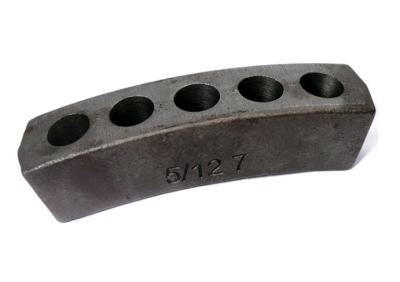 China Cast Iron Curved Post Tension Anchor Wedge Plate Prestressed Customized Color for sale