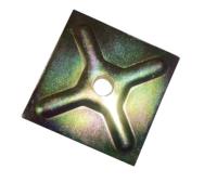 China Formwork Scaffolding Accessories Tie Rod Square Washer Plate 110×110×4mm for sale