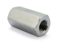 China Internal Thread DIN 6334 Hexagonal Nut / Metric Hex Coupling Nut M3 M4 M5 M6 M8 for sale
