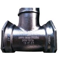 China Compact C153 Ductile Iron Tee / Hex Mechanical Joint Pipe Fittings 2-64inch for sale