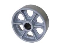 China WBD Rustic Furniture Cast Iron Castors / Antique Decorative Furniture Casters for sale