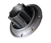 China Clay Sand Mold Casting GGG50 Ductile Iron Truck Axle Rear Wheel Hub Parts for sale