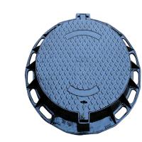 China EN124 D400 Ductile Iron Manhole Cover / Sand Casting Round Manhole Covers for sale
