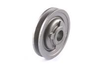 China Sandblasting Belt Pulley Grey Cast Iron Casting Flywheel Customized Color for sale