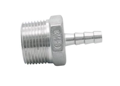 China 304 Stainless Steel Casting Flare Male Thread Pipe Straight Connector Flared Fitting for sale