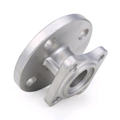 China 304 316 Stainless Steel Casting Silica Sol Investment Casting Flange Parts for sale