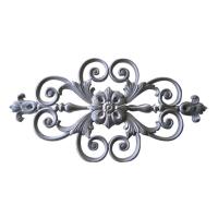 China Decorative Cast Iron Fence Parts / Rosettes Ornament Cast Iron Gate Panels for sale