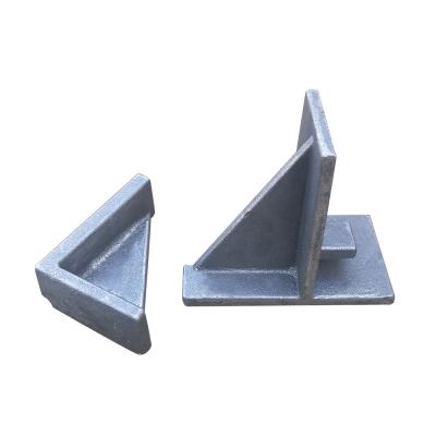 China Sand Casting Grey Cast Iron Casting Corner Bracket With High Precision for sale