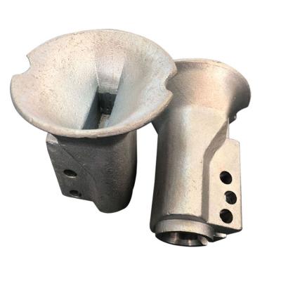China Lost Wax Casting Steel Bell Mouth for Construction Machinery Agitating for sale