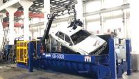 China Hydraulic Vehicle Portable Scrap Car Baler Metal Forming Machine Diesel Engine Driven 200L for sale
