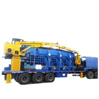 China Hydraulic Vehicle Portable Scrap Car Baler Metal Forming Machine Diesel Engine Driven 200L for sale