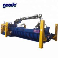 China Mobile Scrap Metal Hydraulic Car Baler 45000KG Press Box 5000x2000x1200mm for sale